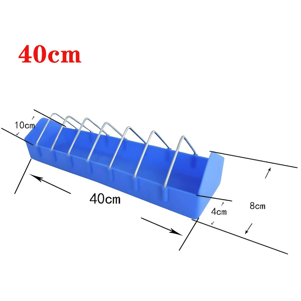 COMEDERO PARA POLLO PVC CON REJILLA 60 CM. – Avimetax Peru